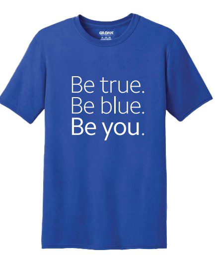 Be True, Be Blue, Be You Tees – Bethel University Campus Store